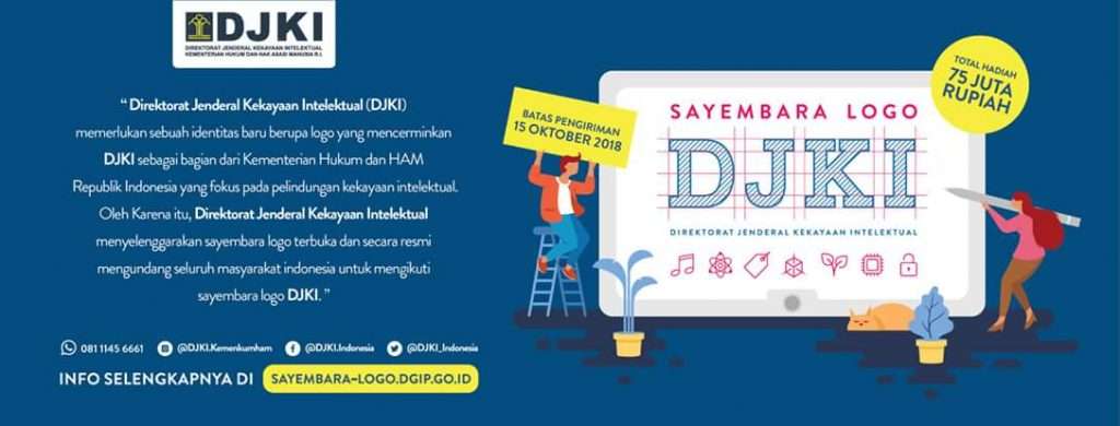 Rebranding, DJKI Gelar Lomba Logo Senilai Rp 75 Juta