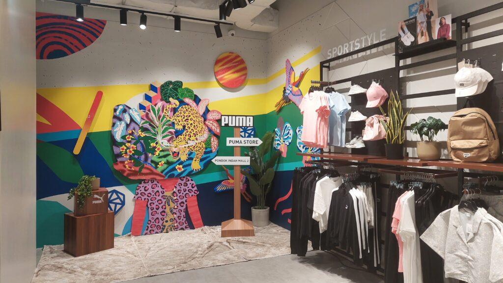 Gandeng Seniman Lokal, PUMA Re-Opening Store PIM 2 dengan Desain Unik